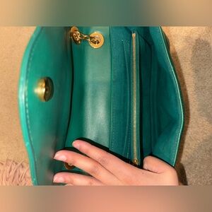 Louis Vuitton | Bags | Louis Vuitton New Wave Chain Bag Mm Nm Emerald ...